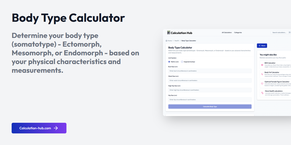 Body Type Calculator - Calculation Hub
